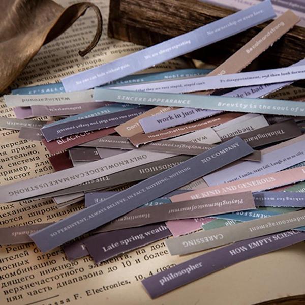 20 ark offertklistermärken för scrapbookingtillbehör Fraser Ord klistermärken för ...