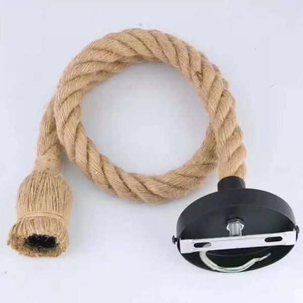 Taklampa i industristil hamprep för butik och café 1m | CDON