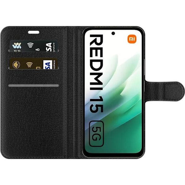 Kompatibelt Plånboksfodral till Xiaomi Redmi 15 5G Tecknat ...