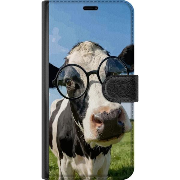 Kompatibelt Plånboksfodral till Motorola Moto G31 Roligt djurporträtt ...