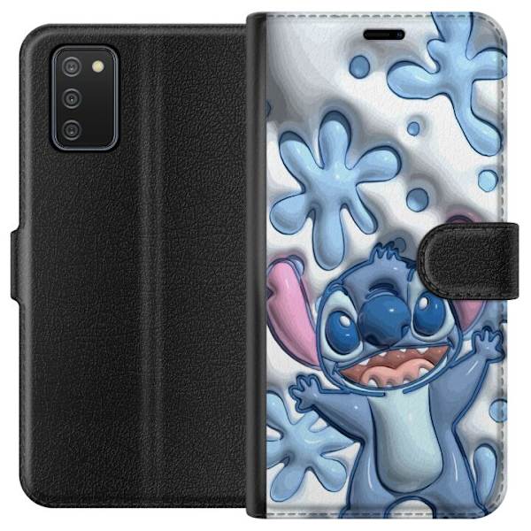 Kompatibelt Plånboksfodral till Samsung Galaxy A02s Söt tecknad figur i ...