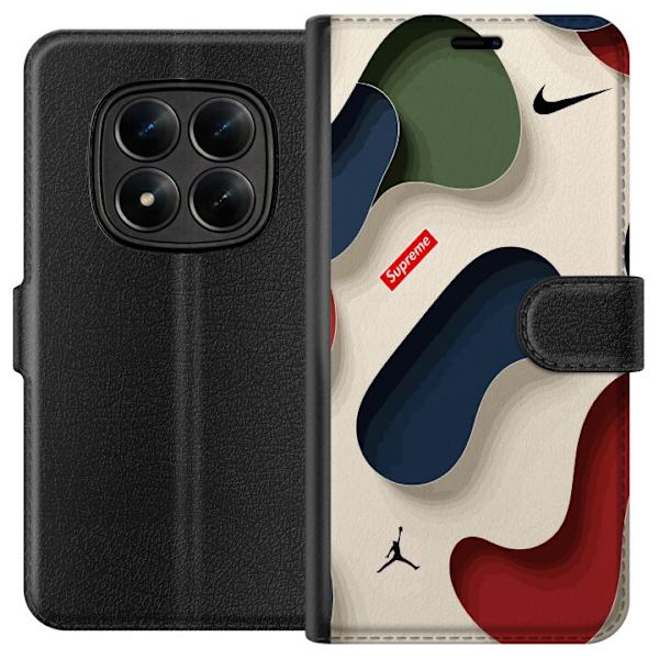 Kompatibelt Plånboksfodral till Xiaomi Redmi Note 15 Pro Minimalistiskt ...
