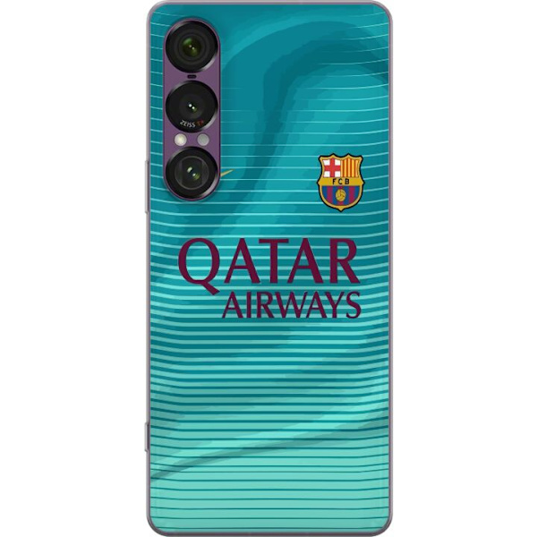 Kompatibelt Mobilskal till Sony Xperia 1 VII Stilren design med turkos ...