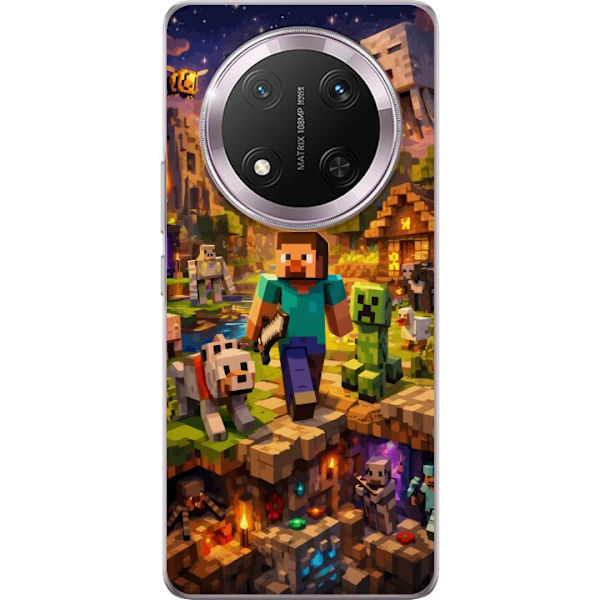 Kompatibelt Mobilskal till Honor Magic7 Lite blockspel äventyr med ...