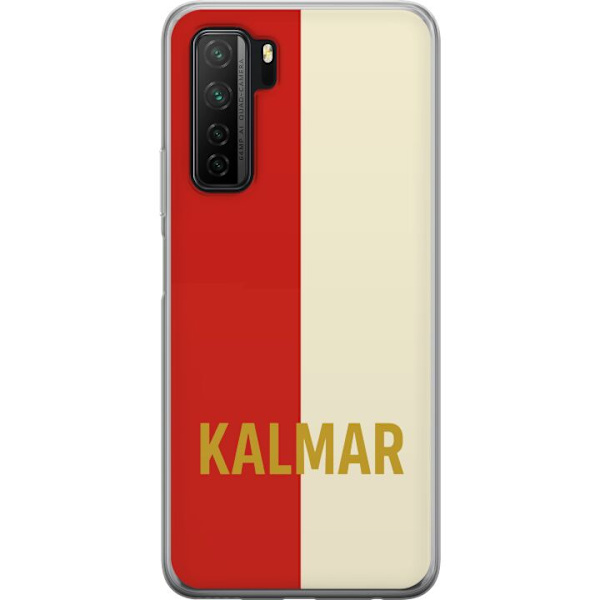 Kompatibelt Mobilskal till Huawei P40 lite 5G Grafisk textdesign i röda ...