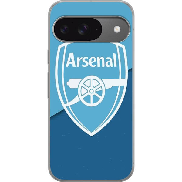 Yhteensopiva Puhelinkuori Google Pixel 9 Arsenal-embleemi valkoisella ...