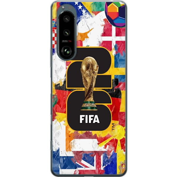 Kompatibelt Mobildeksel til Sony Xperia 5 III Fotballinspirert kollasj ...
