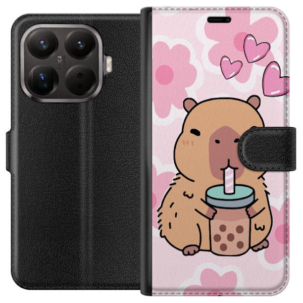 Kompatibel Tegnebogsetui til Xiaomi 15T Kawaii Capybara Hjerte Anime ...