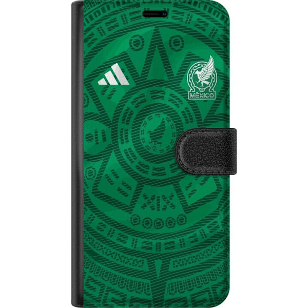 Kompatibelt Plånboksfodral till Apple iPhone 17e Detaljerad grön design ...