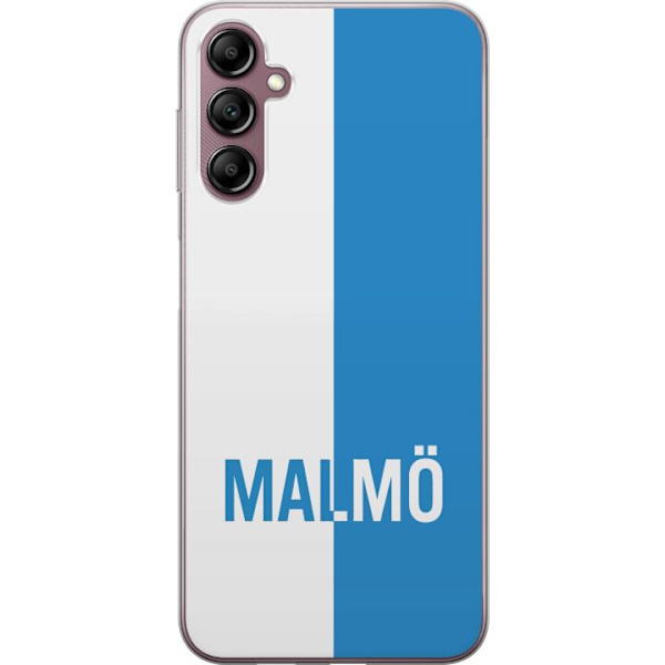 Kompatibelt Mobilskal till Samsung Galaxy A14 5G Enkel blåvit design ...