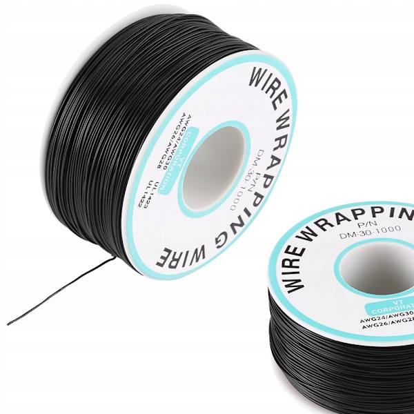 Kynar Lågnivåkabel AWG 0.25mm Svart – 200m | PVC-Isolering | För ...