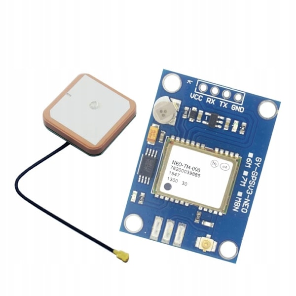 GPS Modul GY-NEO7MV2 med Antenn – Stöd för GLONASS | UART | 2,7-5,5V ...