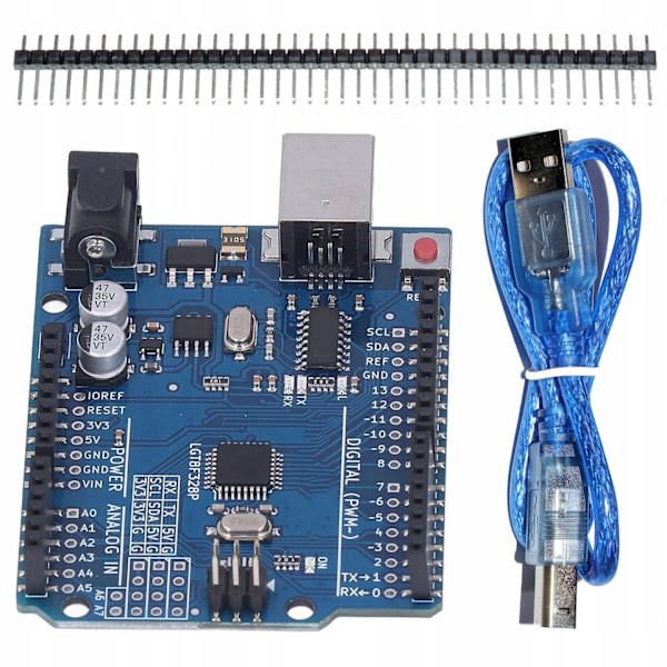 ACS A1 ATMEGA328 Modul för Arduino UNO R3 – USB-Kabel och Goldpin ...