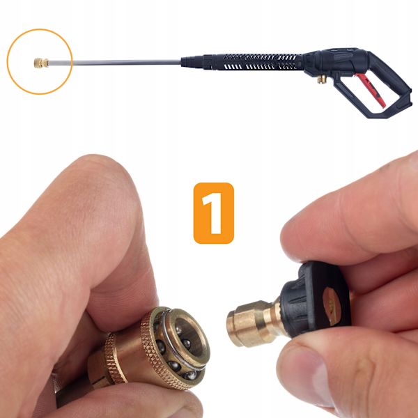 Hogtryckstvattare Pistol Pro Clean Gun PCG1 Set – Lansa + 5 Munstycken ...