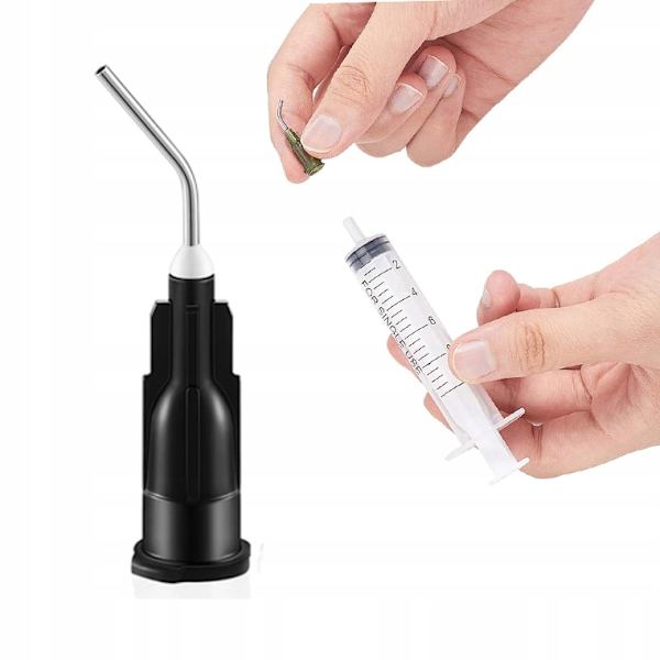 Dosernal 24G 45° böjd – Återanvändbar och exakt dosering | 0,30 mm, 45 mm | Passar medicinska ...