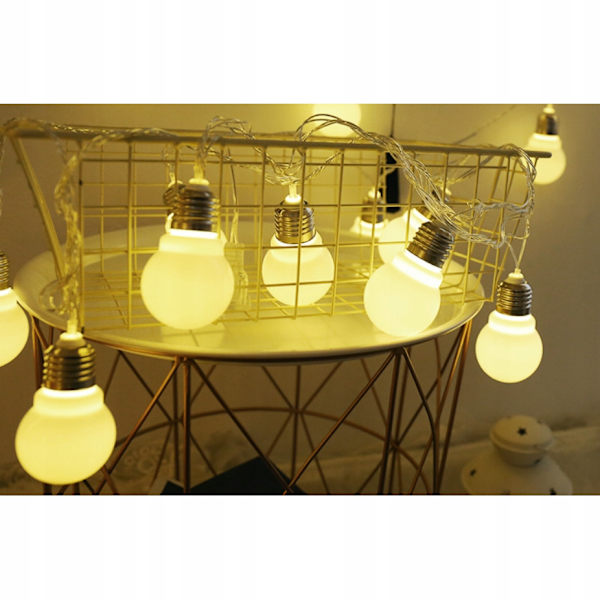 LED-Valosarja 3M 20X Lämmin Keltainen – Paristokäyttöinen | Retro | 1 ...