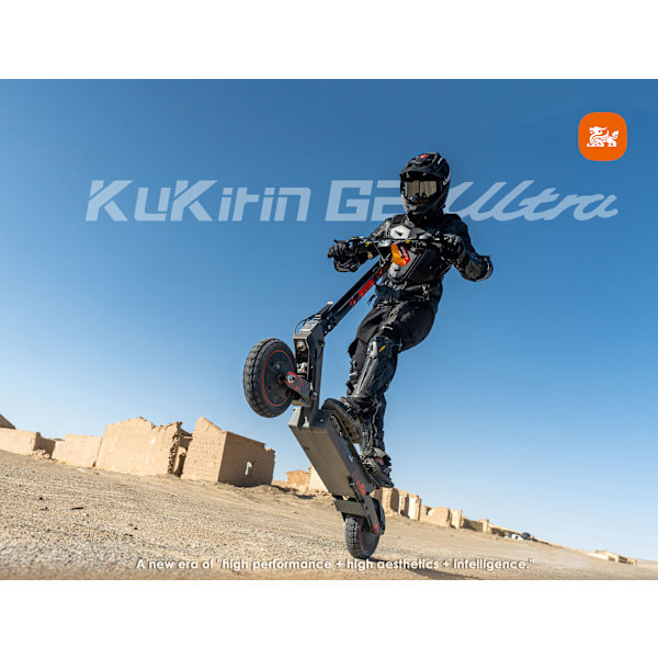 KuKirin G2 Ultra elektrisk løbehjul med dobbelt motor - 1600W ...
