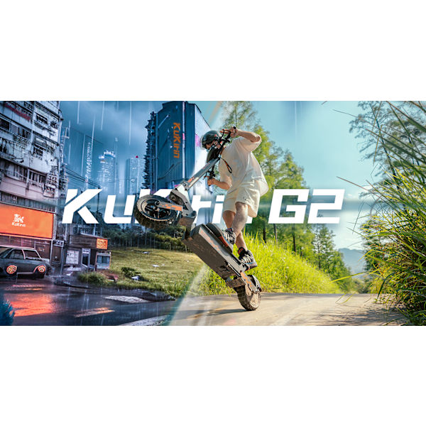 KuKirin G2 Terräng Elscooter - 800W Motor, 55 km Räckvidd, 10-tums Däck ...