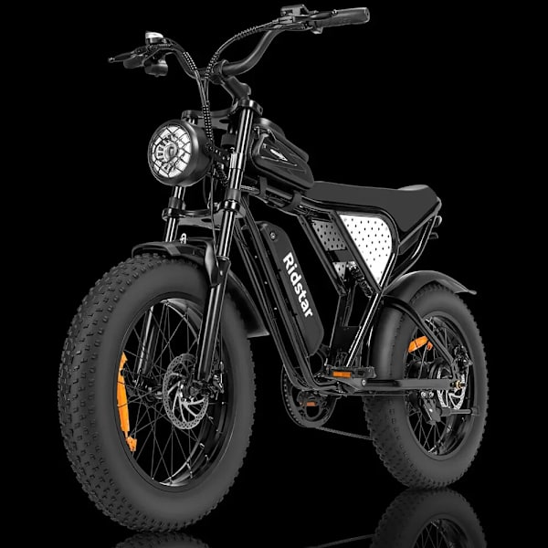 Ridstar Q20 mini 20" Kompakt Elcykel: 1000W Motor, 48V 15Ah Batteri ...