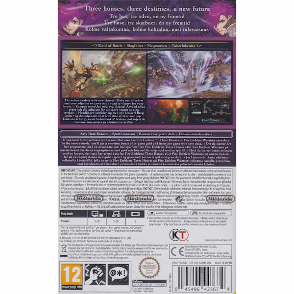 Fire Emblem Warriors Three Hopes Nintendo Switch Nordic | CDON
