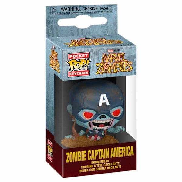 Pocket POP Keychain Marvel - Marvel Zombies Captain America | CDON
