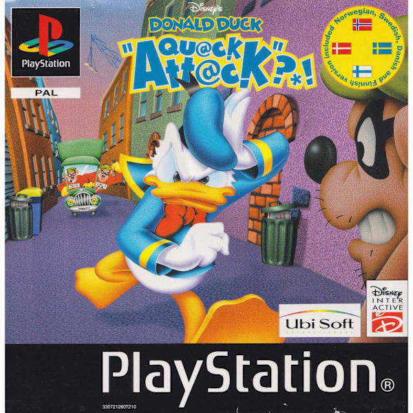 Donald Duck Quack Attack Playstation 1 PS1 Nordic (Begagnad) | CDON
