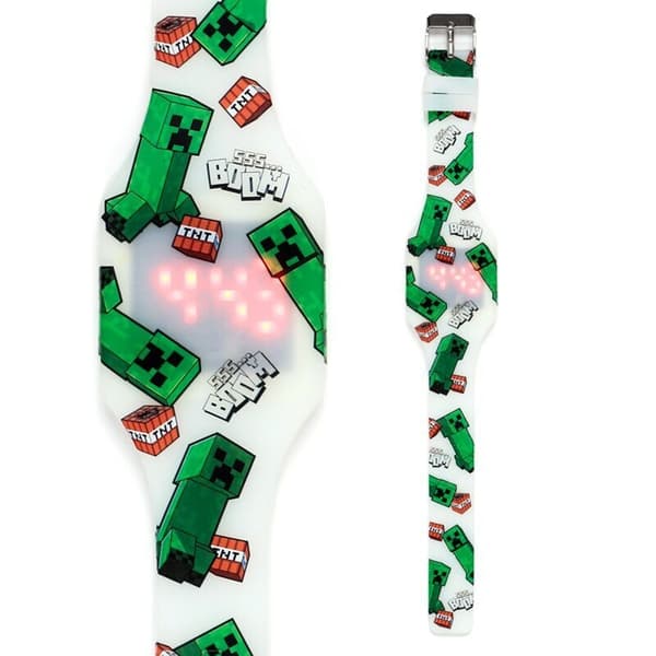 Minecraft silicone digital watch assorted | CDON