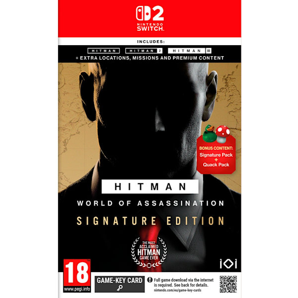 Hitman World of Assassination Signature Edition Nintendo Switch 2 | CDON