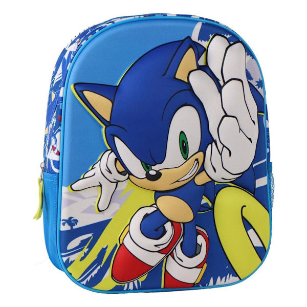 Sonic the Hedgehog 3D backpack 30cm | CDON