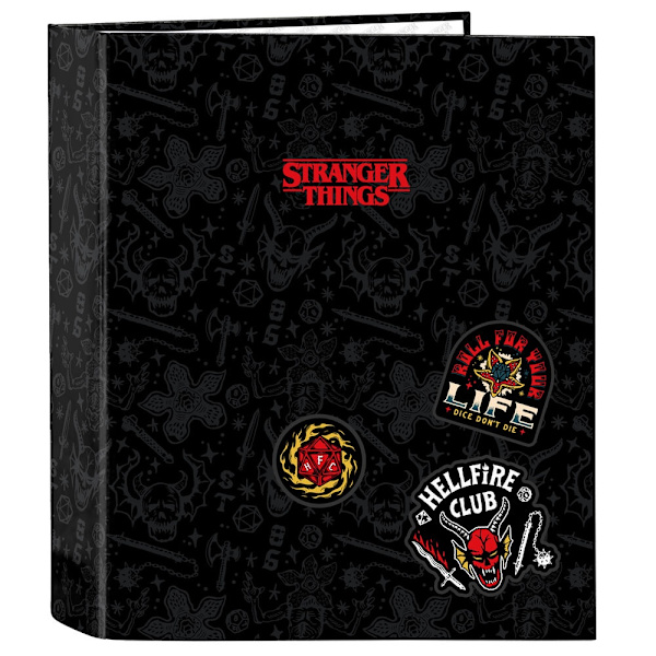 Stranger Things 4-ring binder | CDON