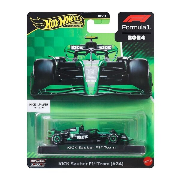 Hot Wheels Premium F1 Racing KICK Sauber No. 24 | CDON