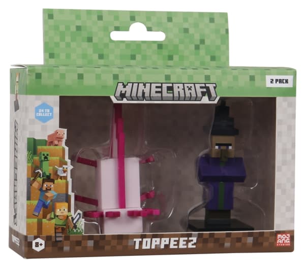 Minecraft Toppeez 2-pack Axolotl & Villager | CDON