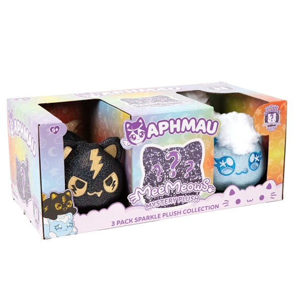 Aphmau MeeMeows Plush Sparkle Elemental 3-pack | CDON