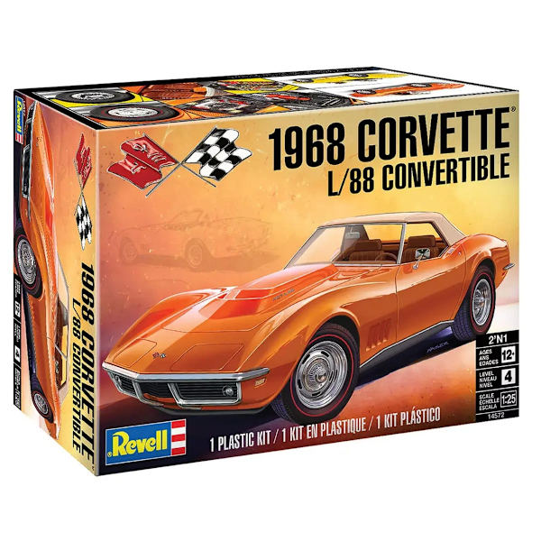 Revell 1968 Corvette L/88 Convertible 2'N1 1:25 Modellbyggsats | CDON
