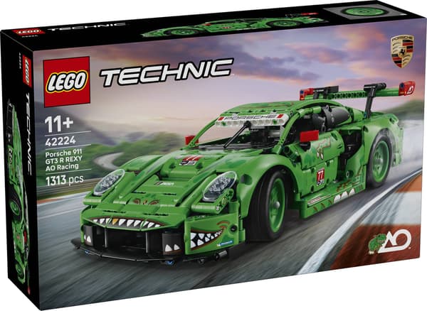 LEGO® Technic Porsche 911 GT3 R REXY AO Racing -kilpa-auto 42224 | CDON