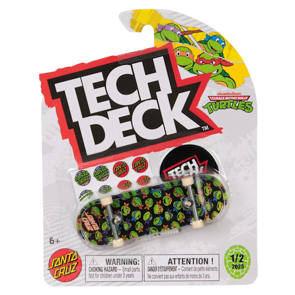 Tech Deck Fingerboard 96mm Entertainment Teenage Mutant Ninja Turtles 1 ...