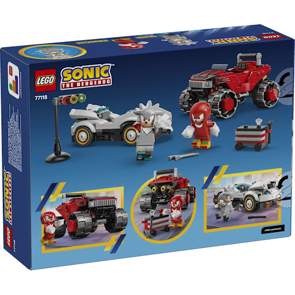 LEGO® Sonic the Hedgehog™ Silvers bil mod Knuckles monstertruck 77118 ...