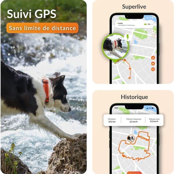 WEENECT GPS Dog Tracker - Dog XT - XL Antenna - Waterproof ...
