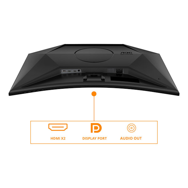 Curved Gaming Monitor - AOC - 32" - QHD - 180Hz - Fast VA Panel - 0.5ms ...