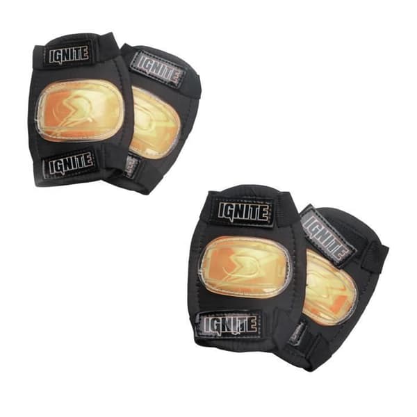 Light-Up Skateboard Set with Adjustable Helmet and Protective Gear | CDON