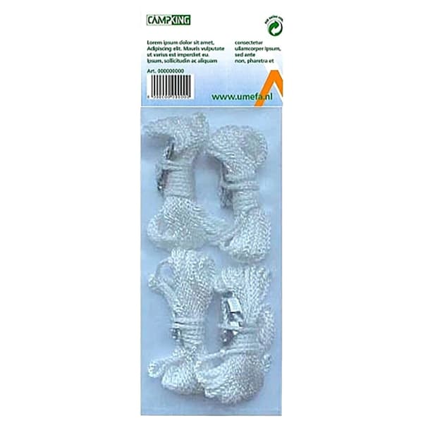 Campking Nylon Guy Lines 4 m - 4 Pack | CDON