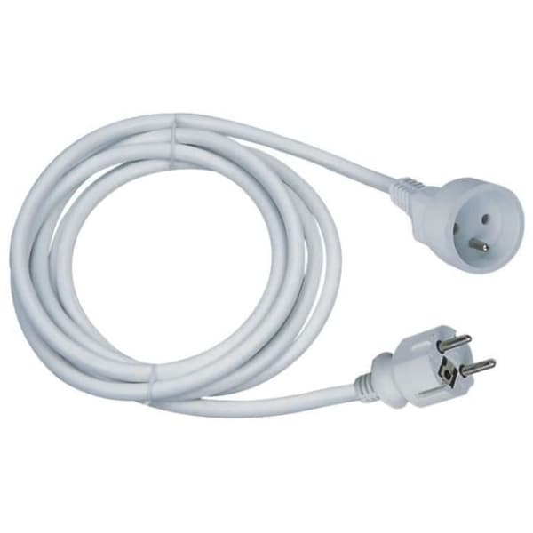 GAO Extension Cord - 16A - 10 m - White - Robust - Flexible | CDON