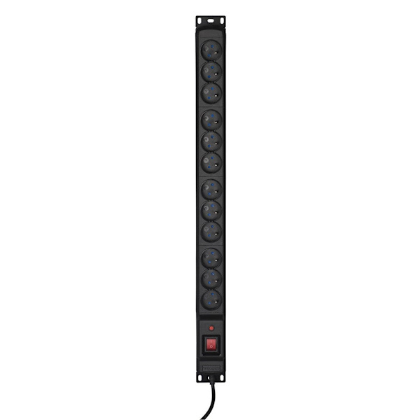 Activejet COMBO Power Strip 12 AC Outlets 5 m Black | CDON