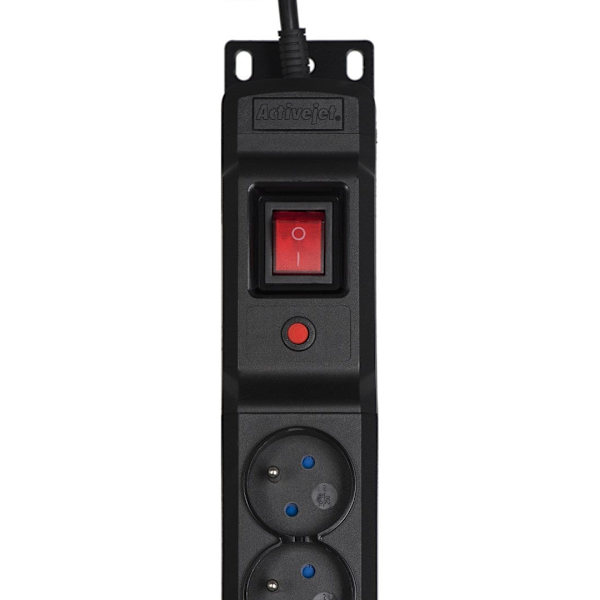 Activejet COMBO Power Strip 12 AC Outlets 5 m Black | CDON
