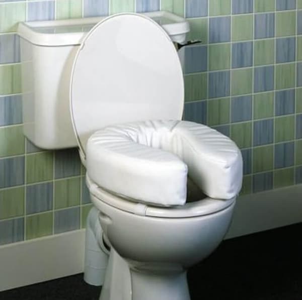 Soft Toilet Seat Riser 10 cm for Comfort | CDON