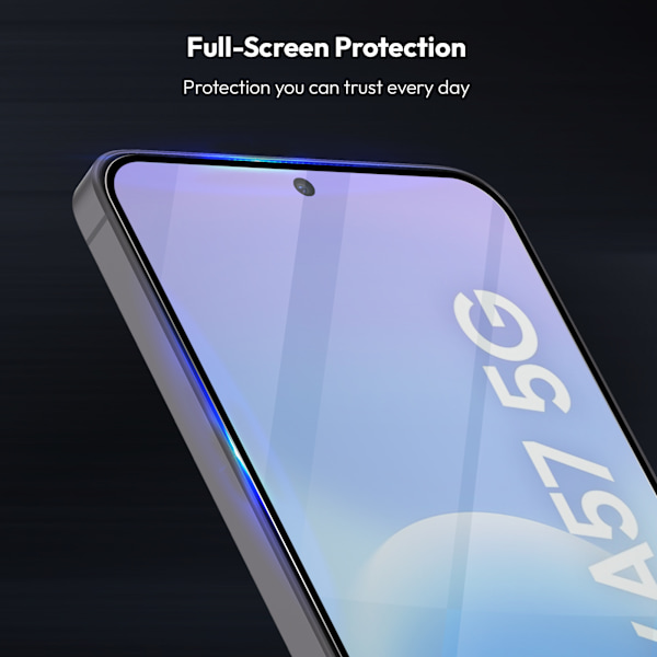 1-Pack Samsung A57 Skærmbeskyttelse & 1-Pack linsebeskyttelse - Hærdet ...