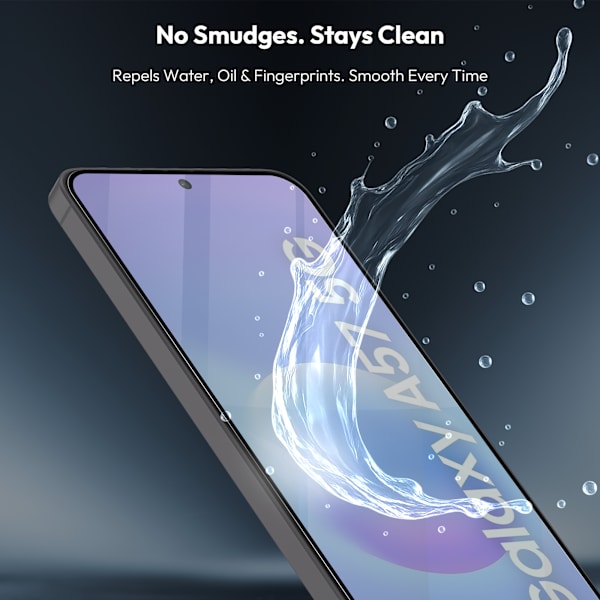 1-Pack Samsung A57 Skærmbeskyttelse & 1-Pack linsebeskyttelse - Hærdet ...