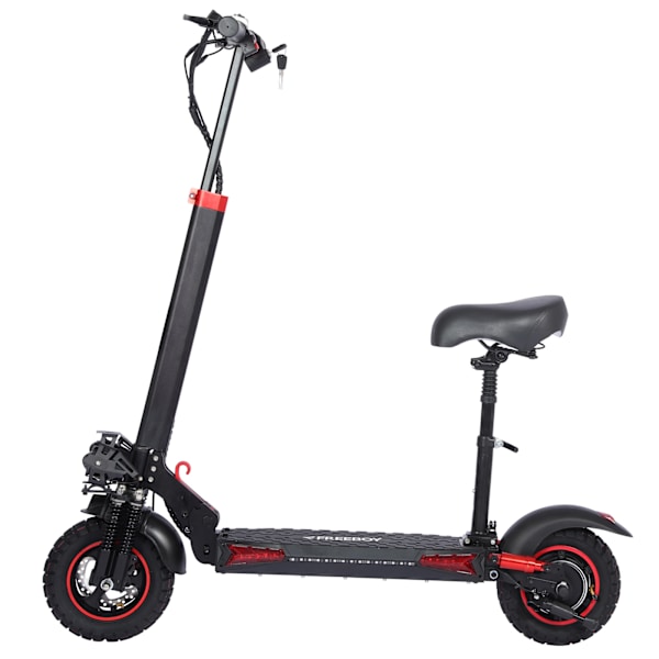 Freeboy J11MAX Electric Scooter, 11” Off-Road Tires, Dual Suspension ...