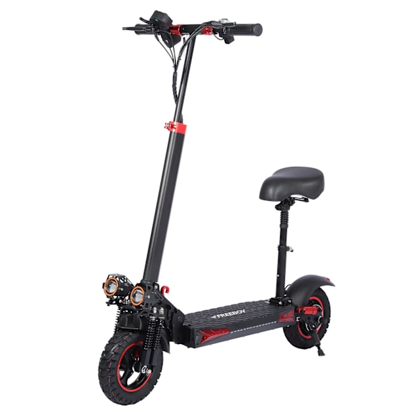Freeboy J11MAX Electric Scooter, 11” Off-Road Tires, Dual Suspension ...