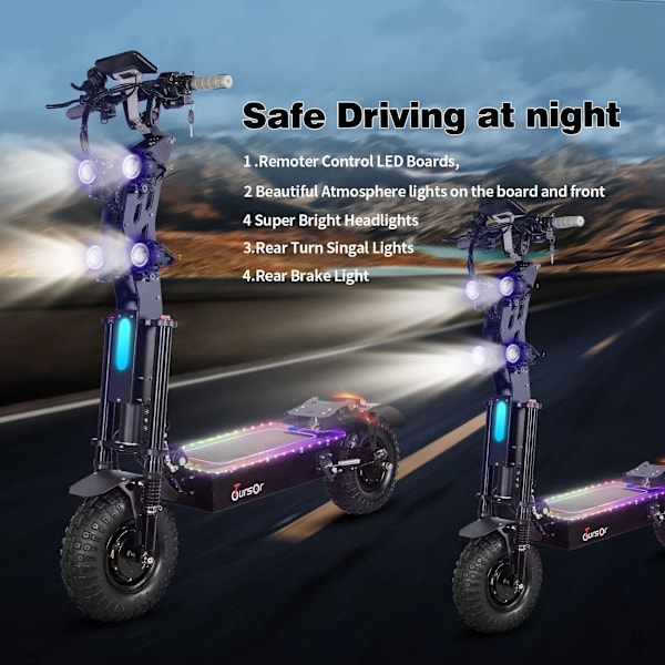 Toursor X14 10000W Dual Motor Electric Scooter, 13” Off-Road, Up to ...